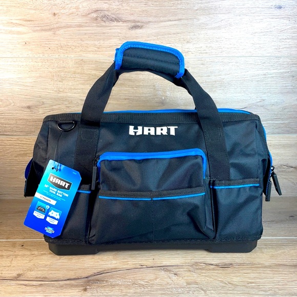 Hart | Bags | Hart 6inch Hard Bottom Tool Bag Waterproof Base Black And ...